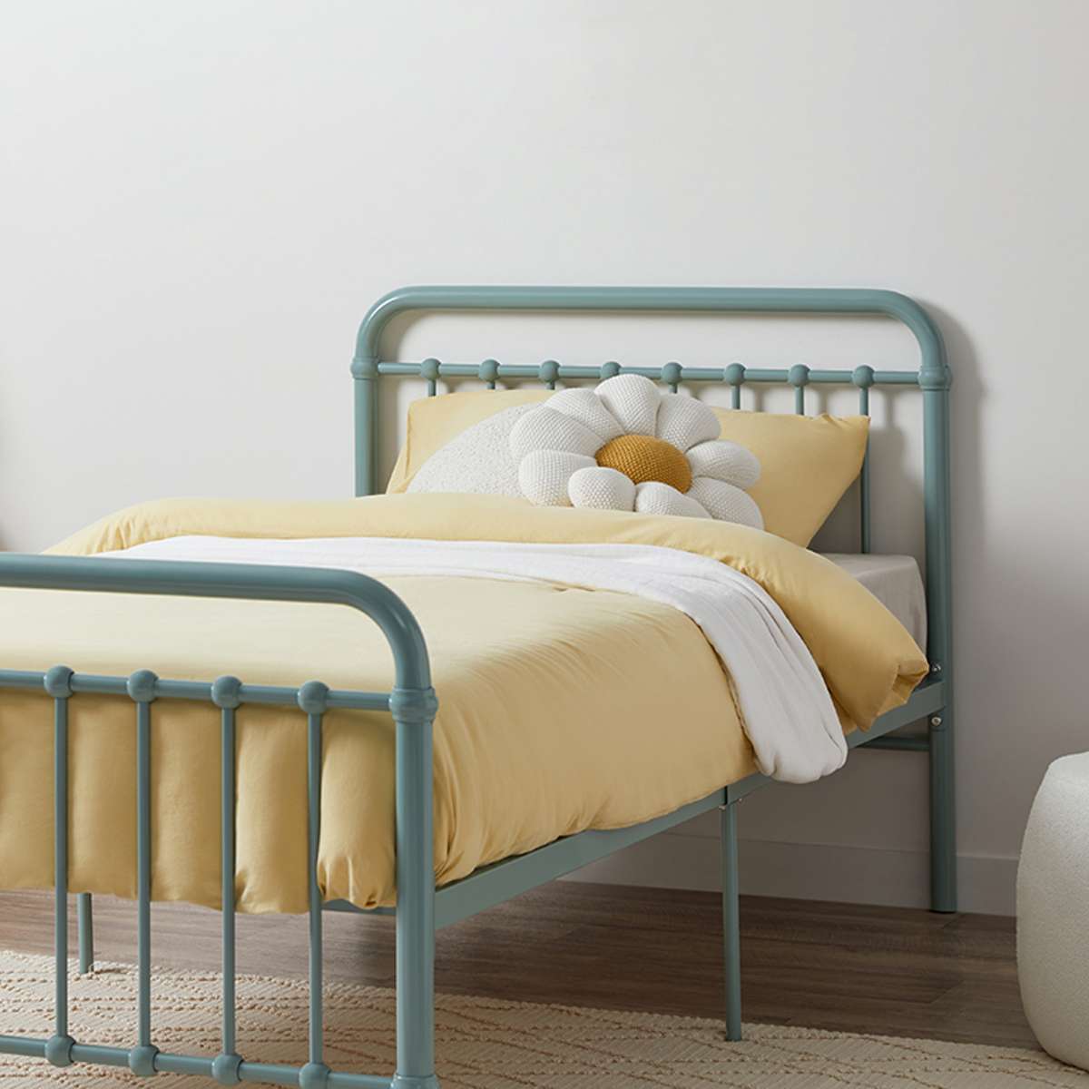 Sonata Bed Single Sage Green Urban Style Mocka NZ